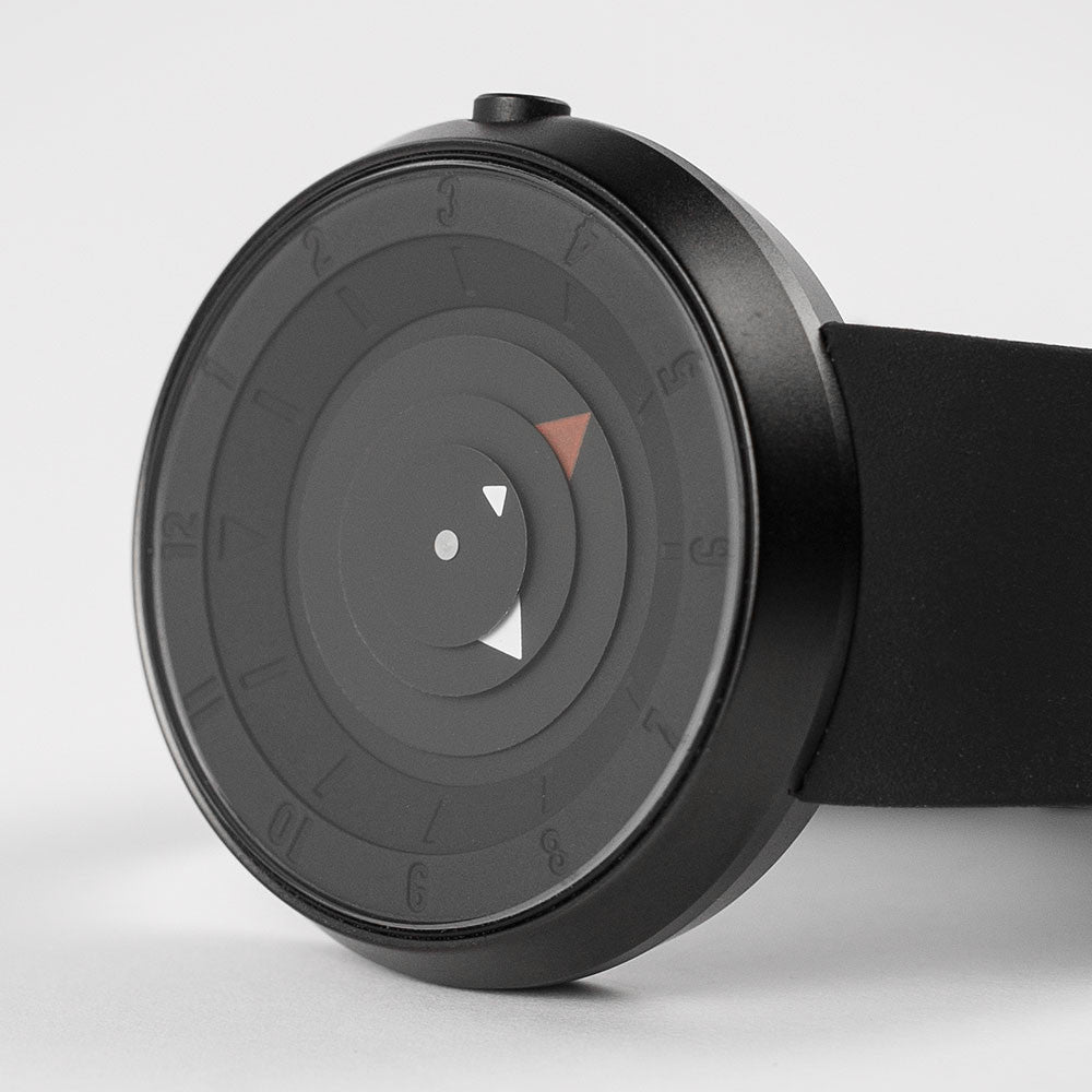 Matte Black Watch - Unique Black Face & Minimalist Designed Men's Watch ...