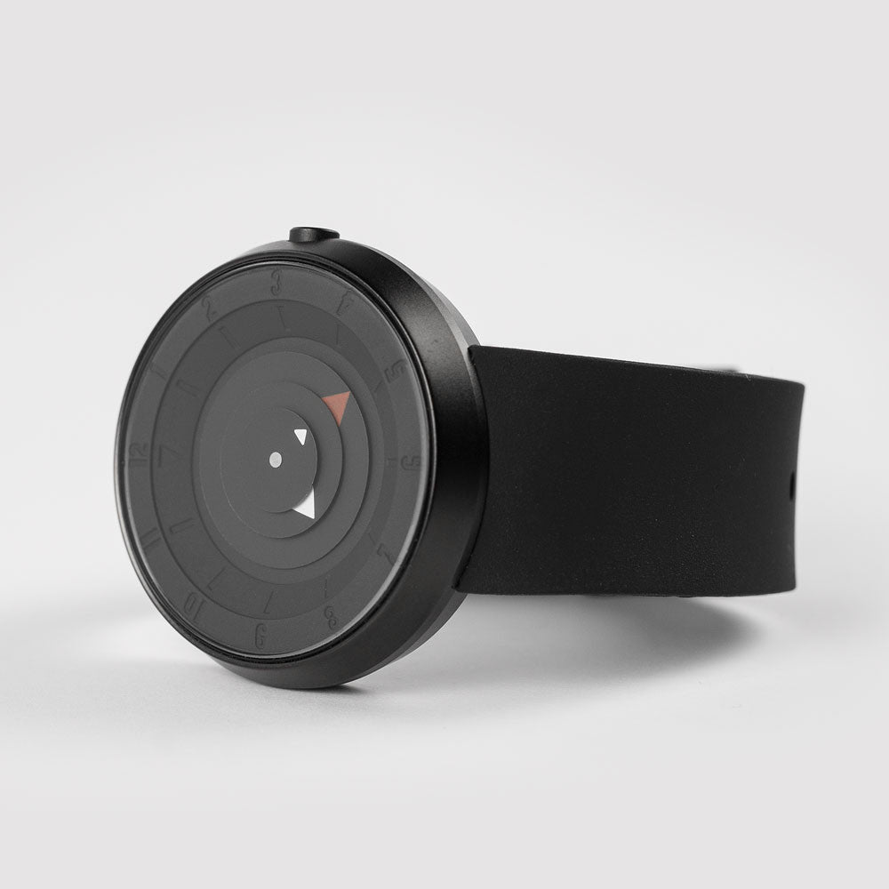 Matte Black Watch - Unique Black Face & Minimalist Designed Men's Watch ...